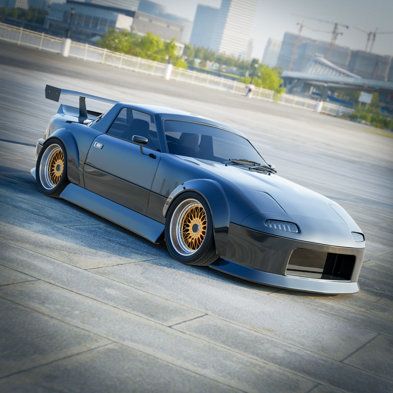 Mazda MX-5 Custom 3D model | CGTrader