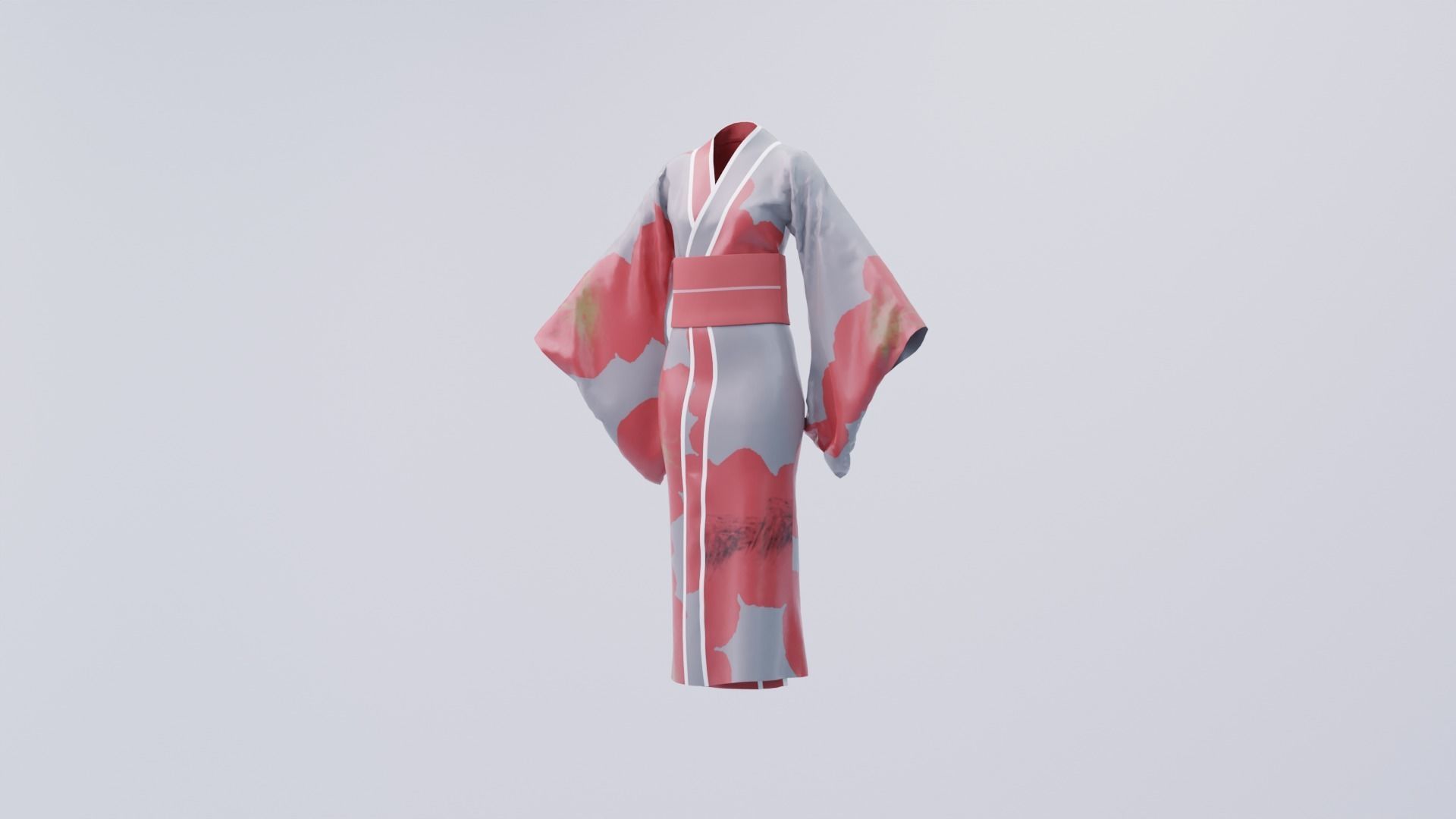 Kimono 3d model japanese 3D model | CGTrader