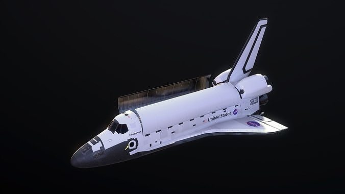 3D model Shuttle Endeavour VR / AR / low-poly | CGTrader