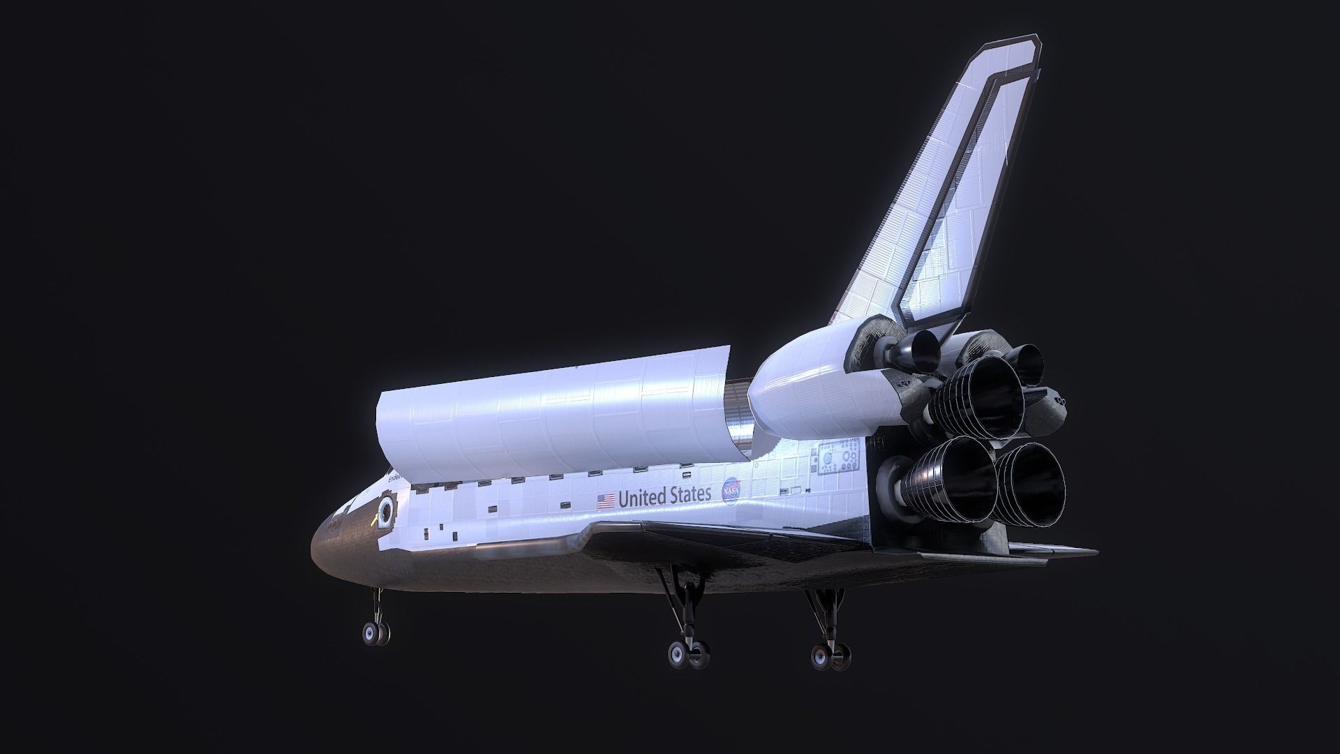 3D model Shuttle Endeavour VR / AR / low-poly | CGTrader