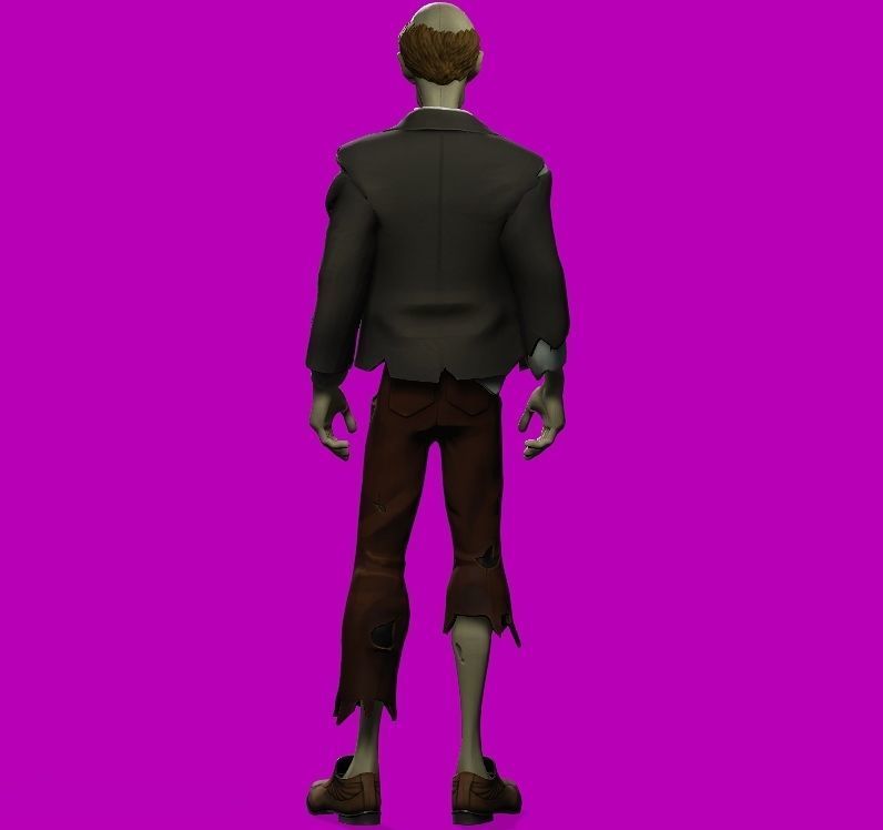 3D model stylized zombie iasson VR / AR / low-poly | CGTrader