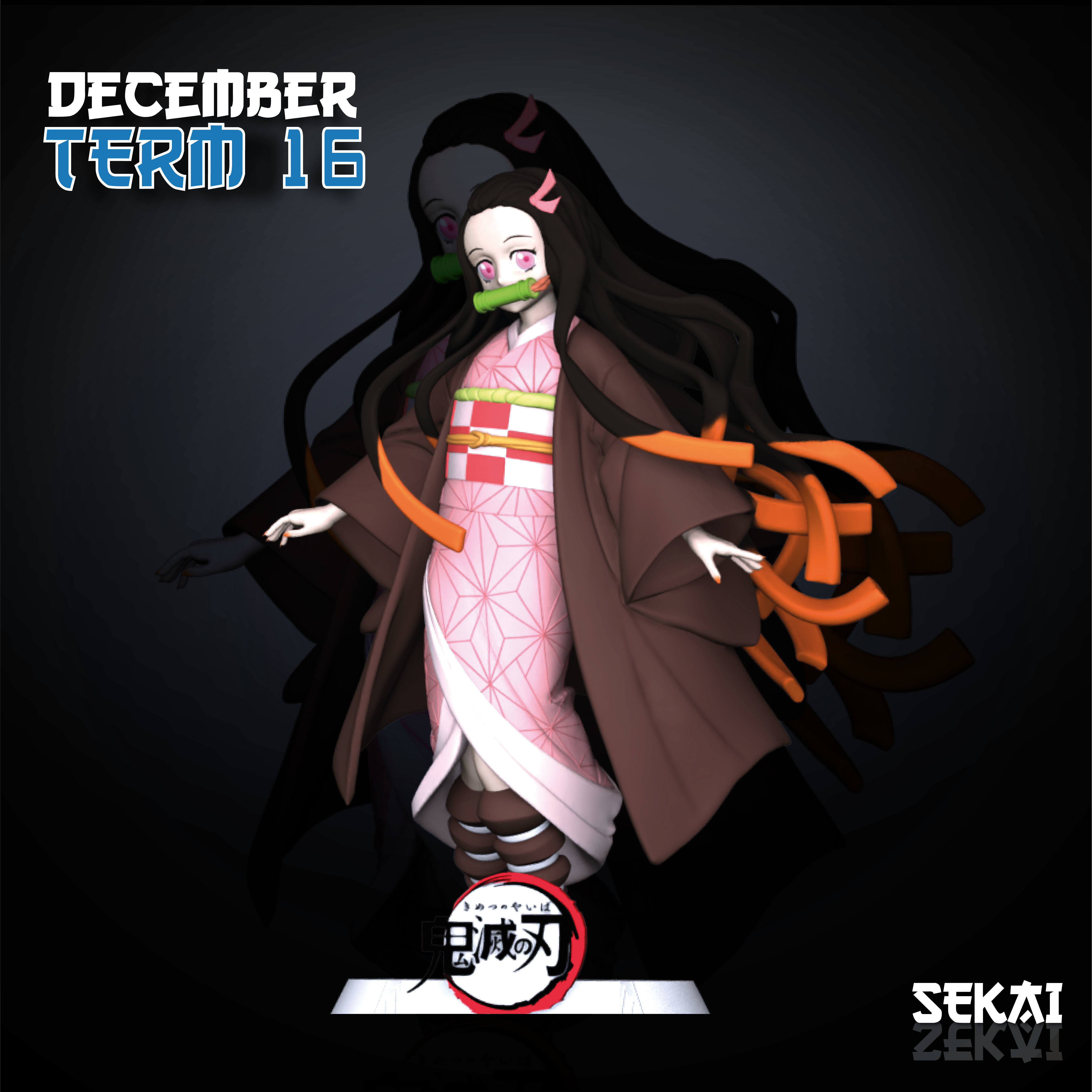 Nezuko Sculpture Sekai 3D Models Ready for 3D printing 3D model 3D ...