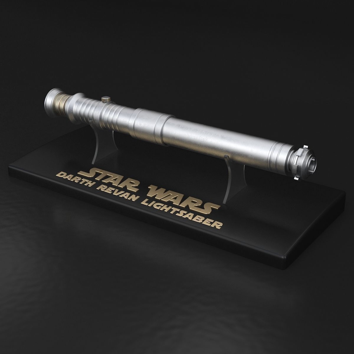 Darth Revan Lightsaber Red 3D model | CGTrader