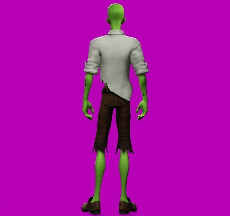 3D model stylized zombie mike VR / AR / low-poly | CGTrader