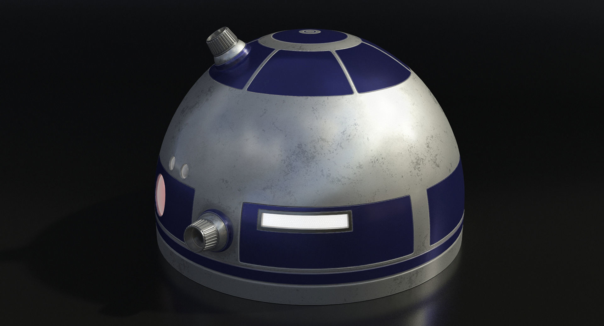R2D2 Head 3D model rigged | CGTrader
