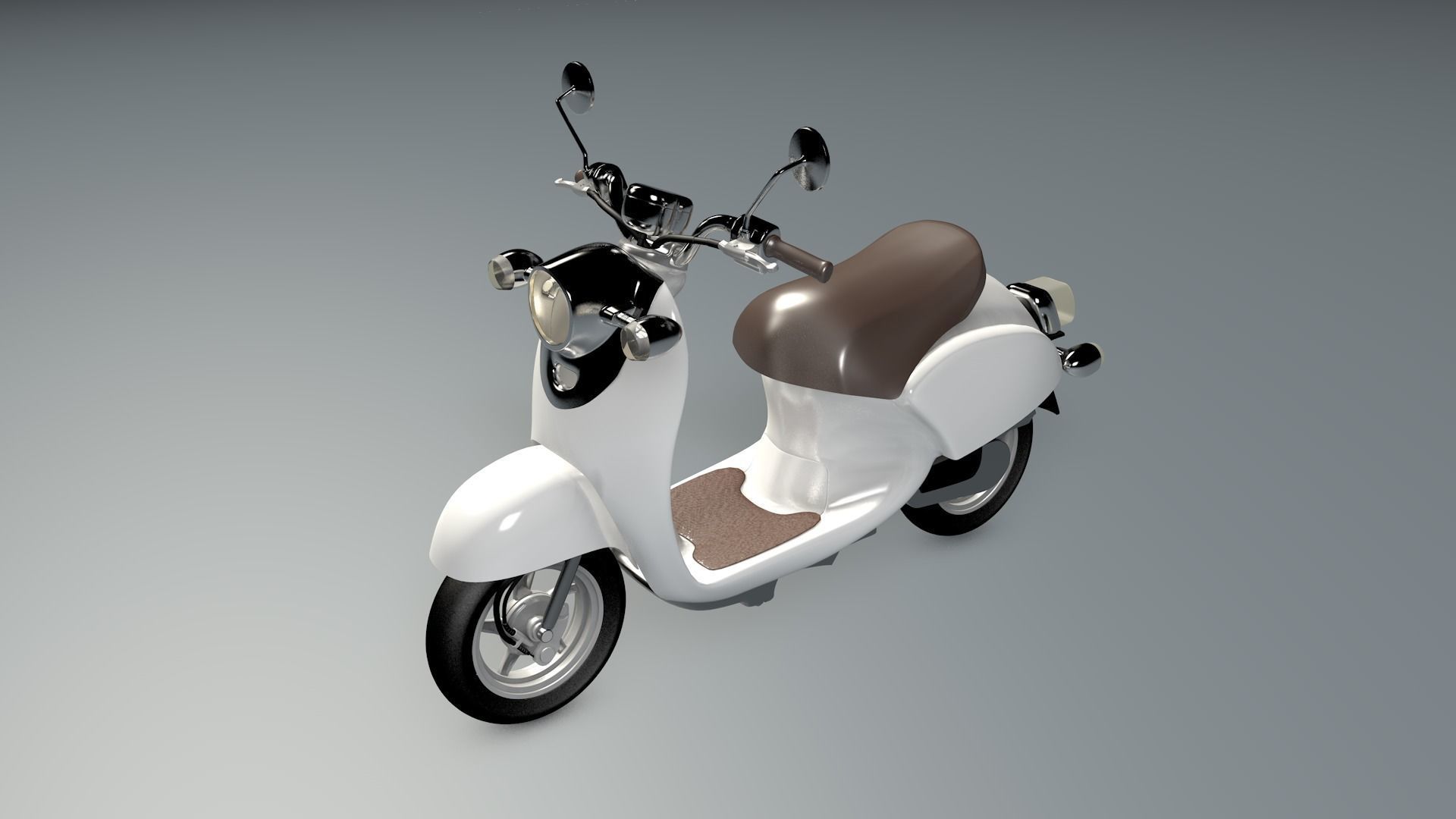 Scooter Modeling 3D model | CGTrader