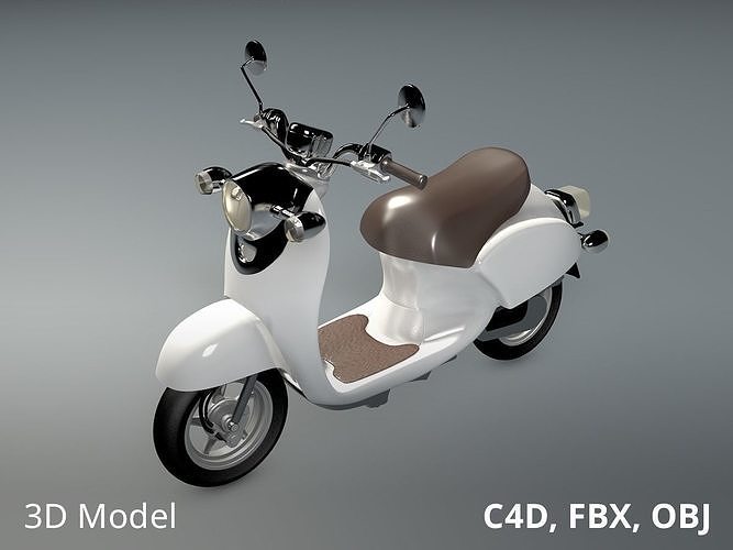 Scooter Modeling 3D model | CGTrader