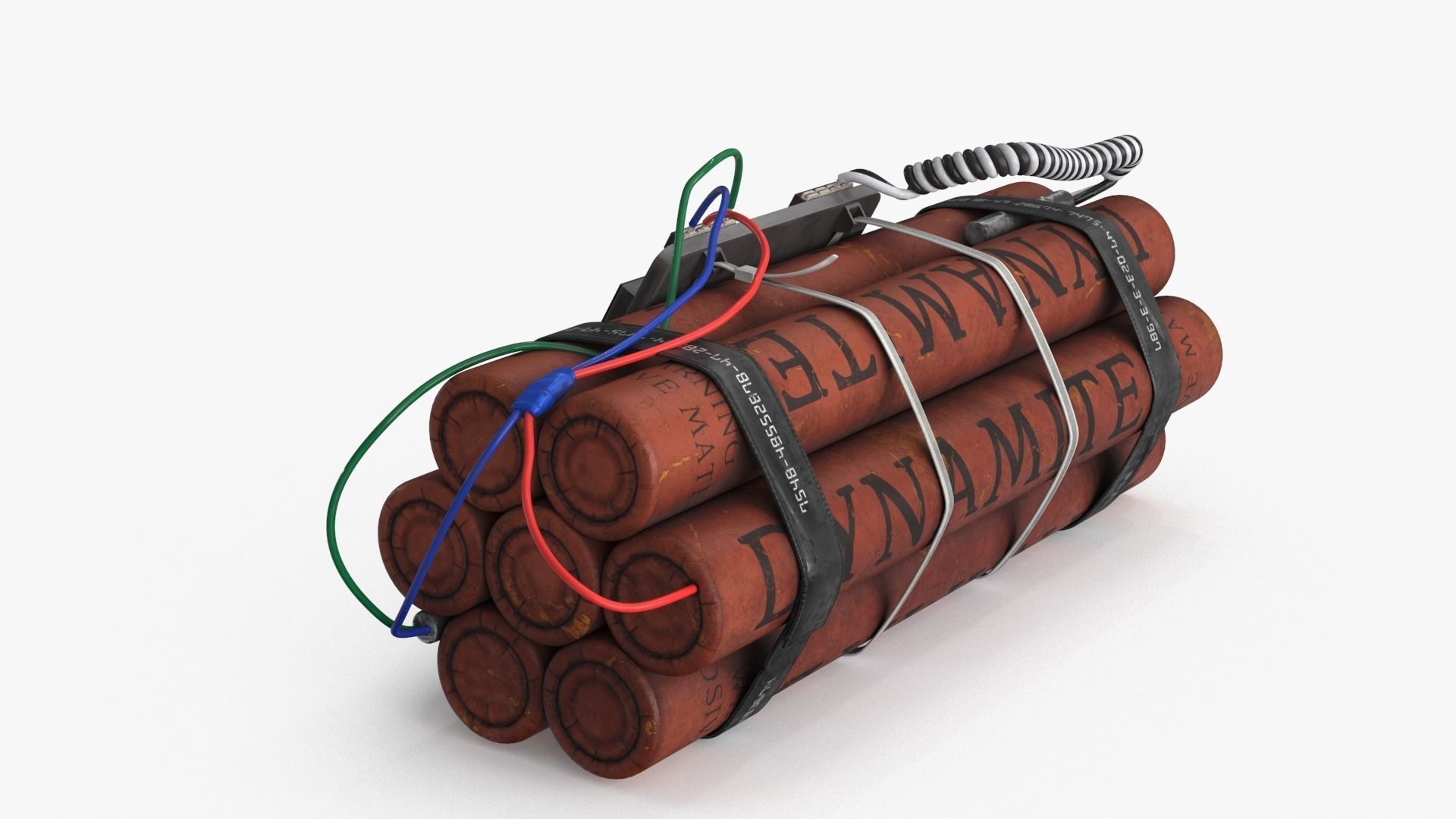 3D model Dynamit Time Bomb VR / AR / low-poly | CGTrader