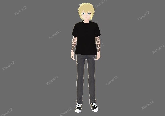 3D model 3d male vrchat avatar VR / AR / low-poly | CGTrader