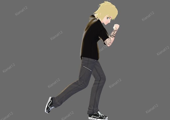 3D model 3d male vrchat avatar VR / AR / low-poly | CGTrader