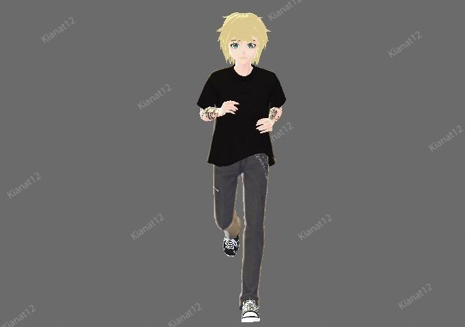 3D model 3d male vrchat avatar VR / AR / low-poly | CGTrader