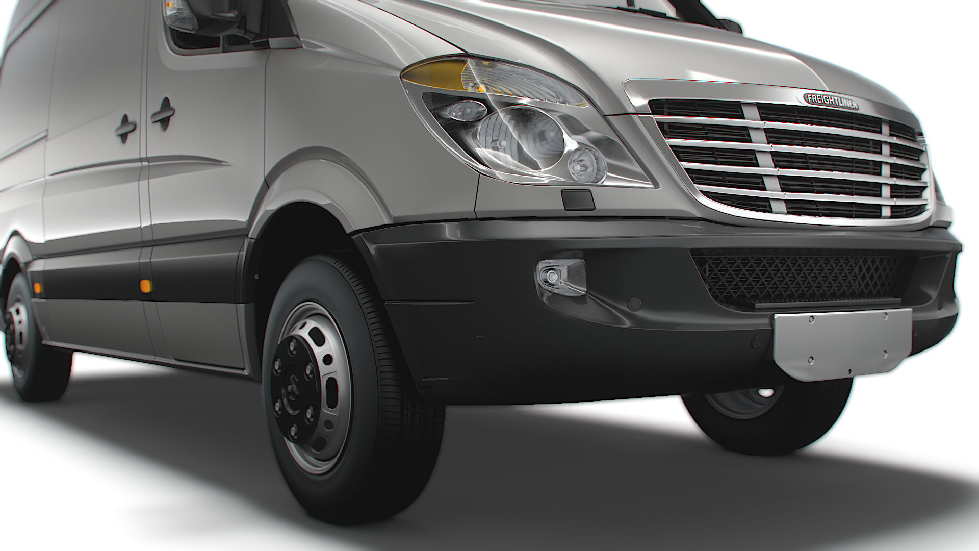 Freightliner Sprinter Cargo Van L2H2 2009 3D model | CGTrader