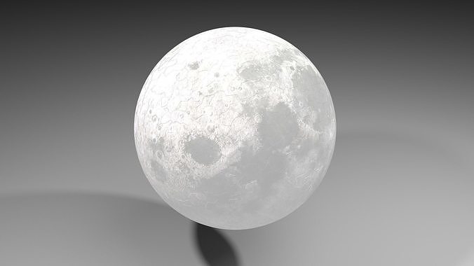 The Moon 3D model | CGTrader