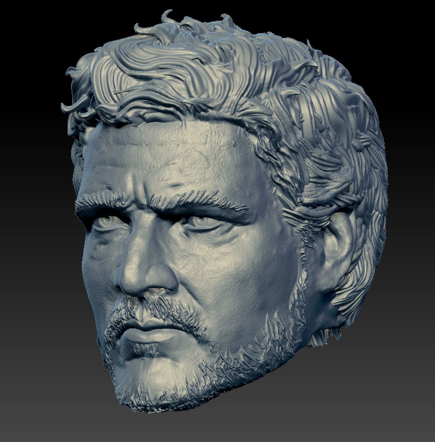 The Last of Us Joel Pedro Pascal 3D model 3D printable | CGTrader