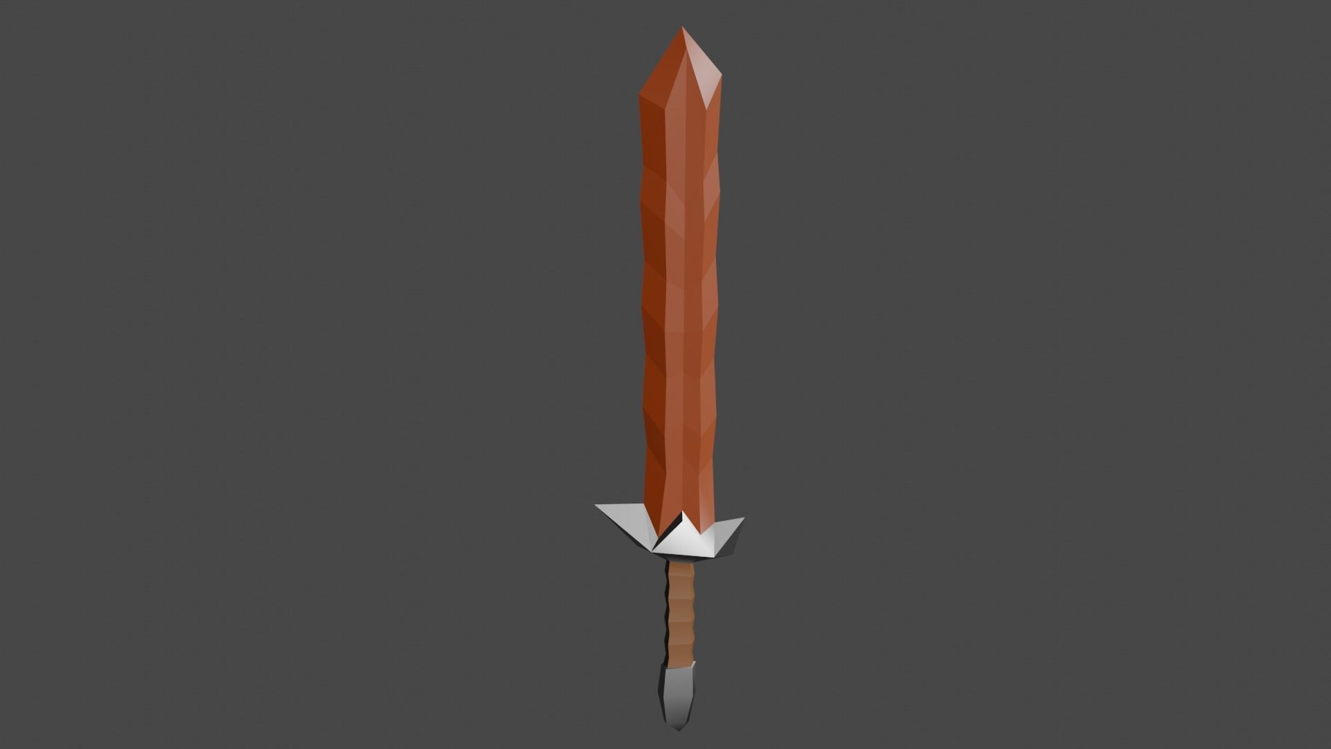 This is a cool copper sword free VR / AR / low-poly 3D model | CGTrader
