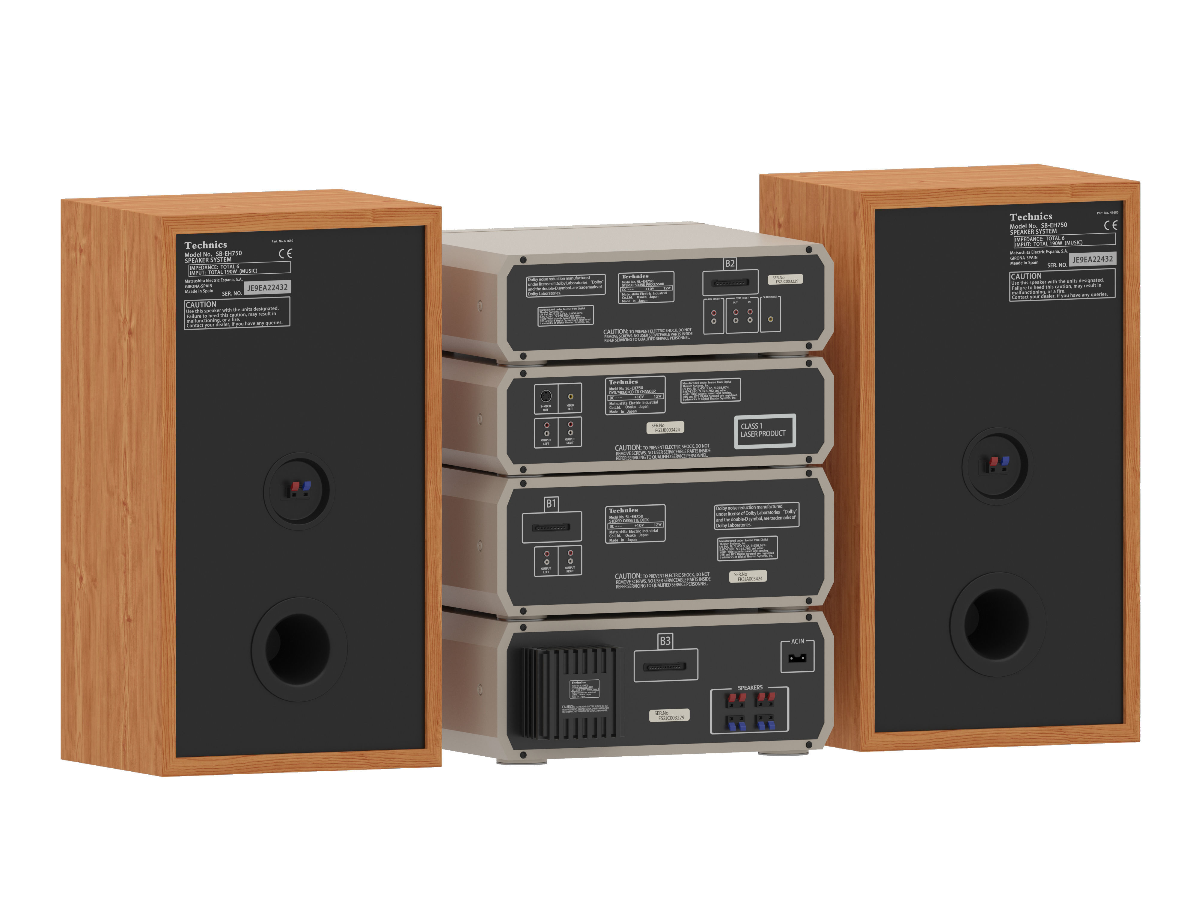 Technics EH750 3D model | CGTrader