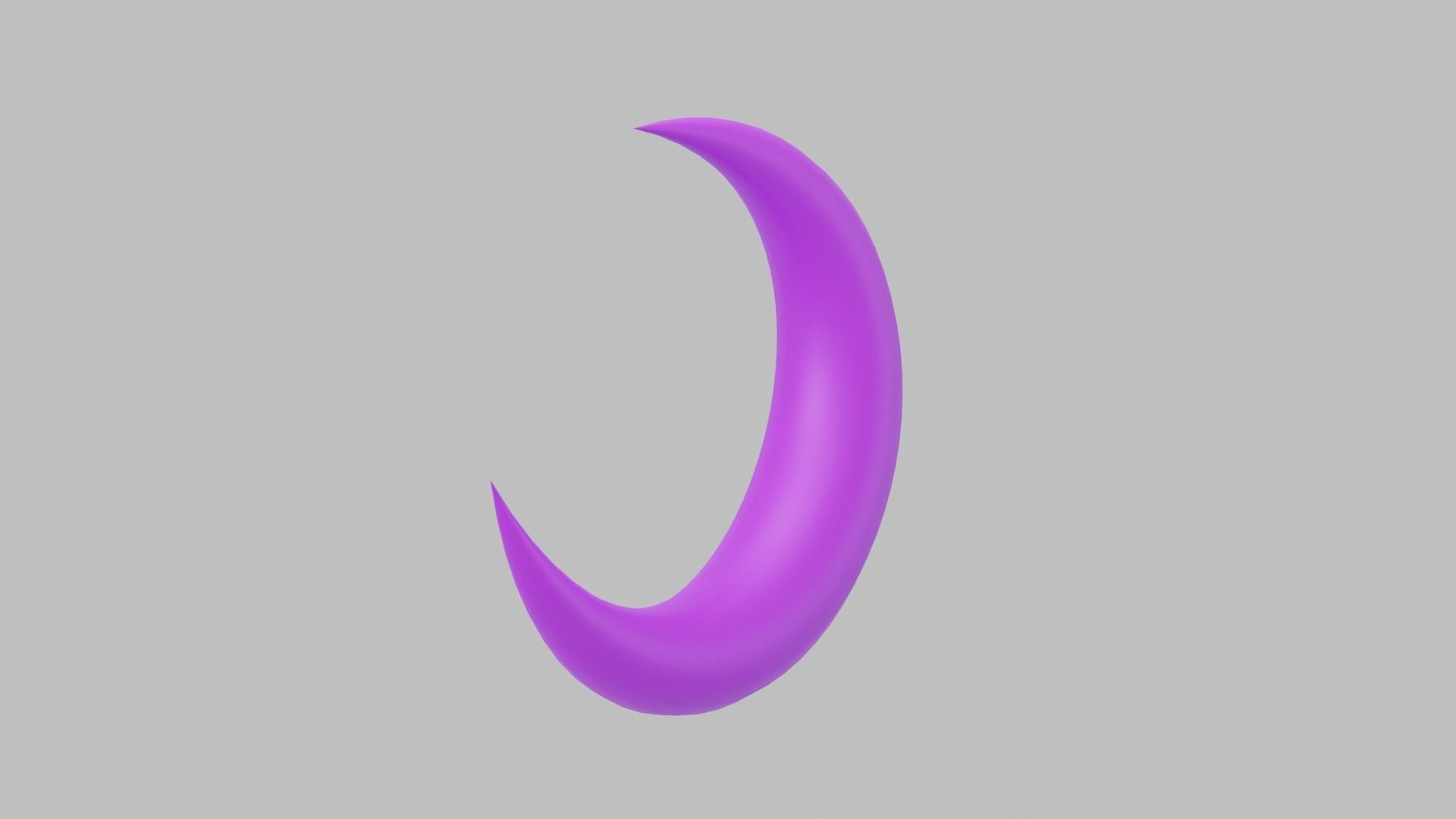 3D model Purple Moon VR / AR / low-poly | CGTrader