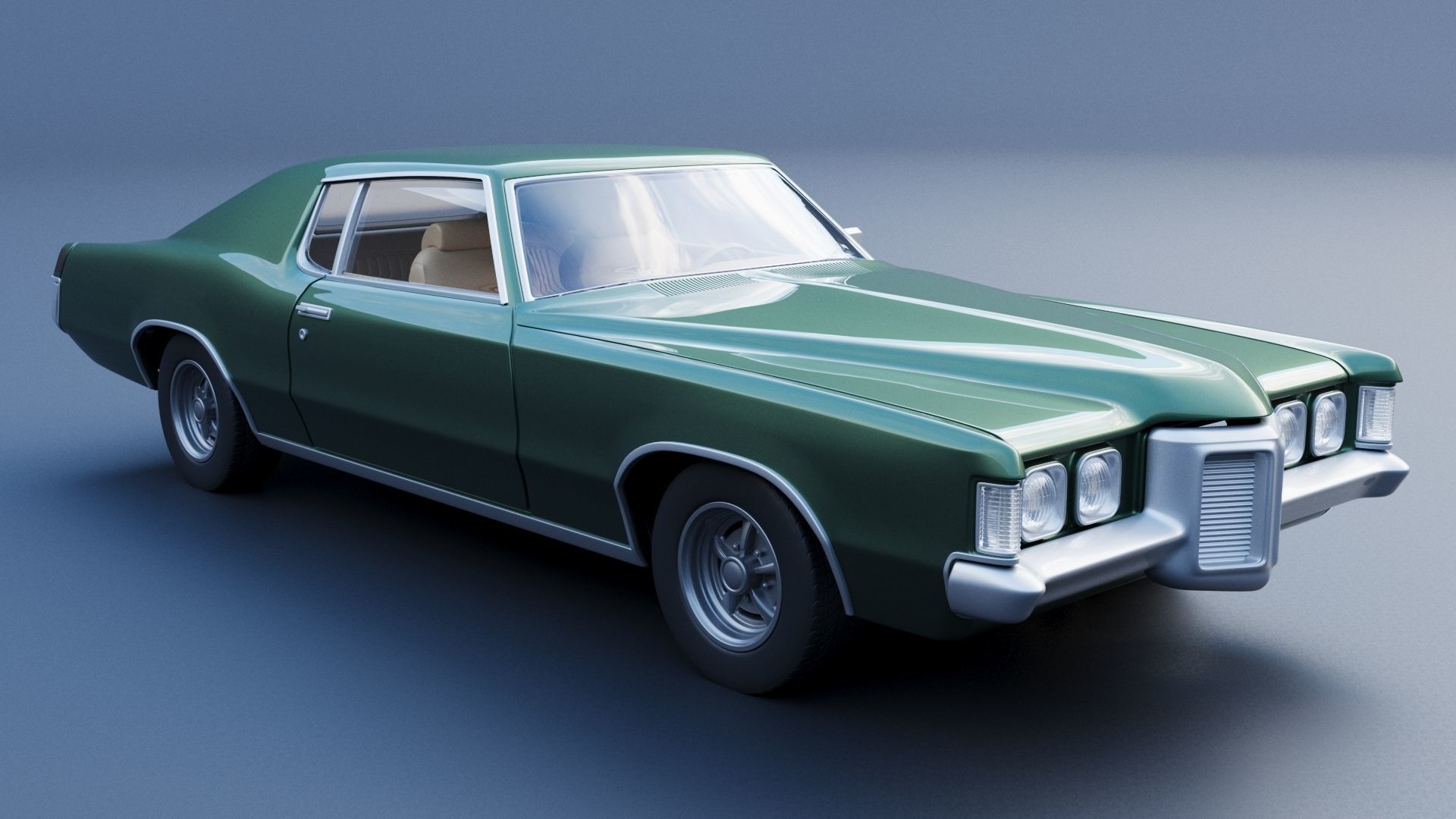 Pontiac Grand Prix 1969 3D model 3D printable | CGTrader