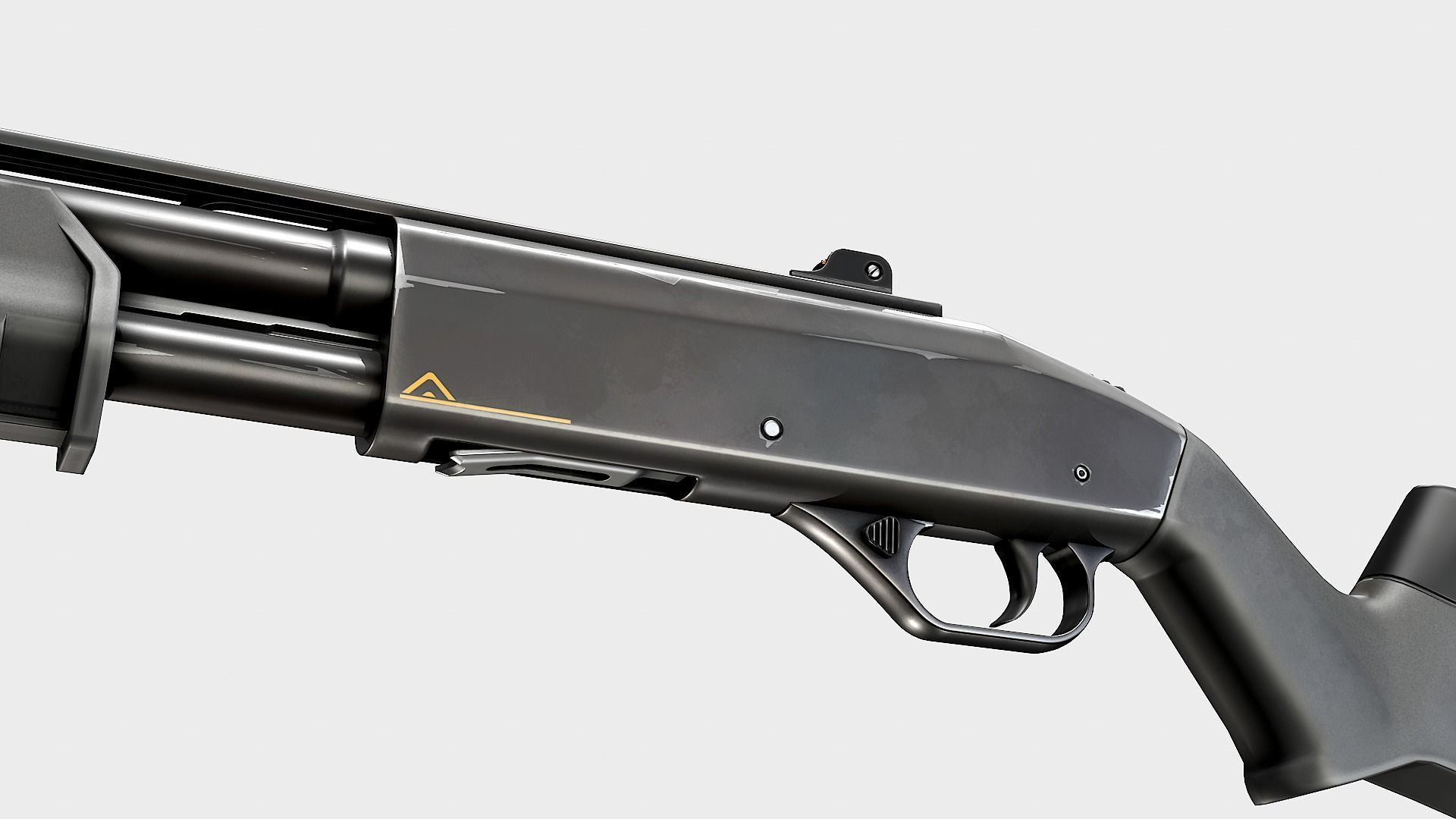 3D model Stylized Shotgun 01 VR / AR / low-poly | CGTrader
