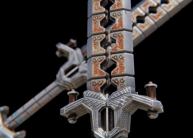 3D model Electro Shock Sword VR / AR / low-poly | CGTrader