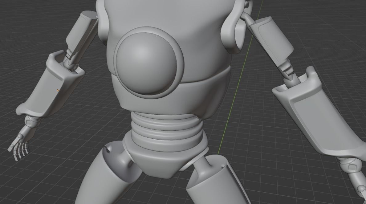 Simple Robot Model free 3D model | CGTrader