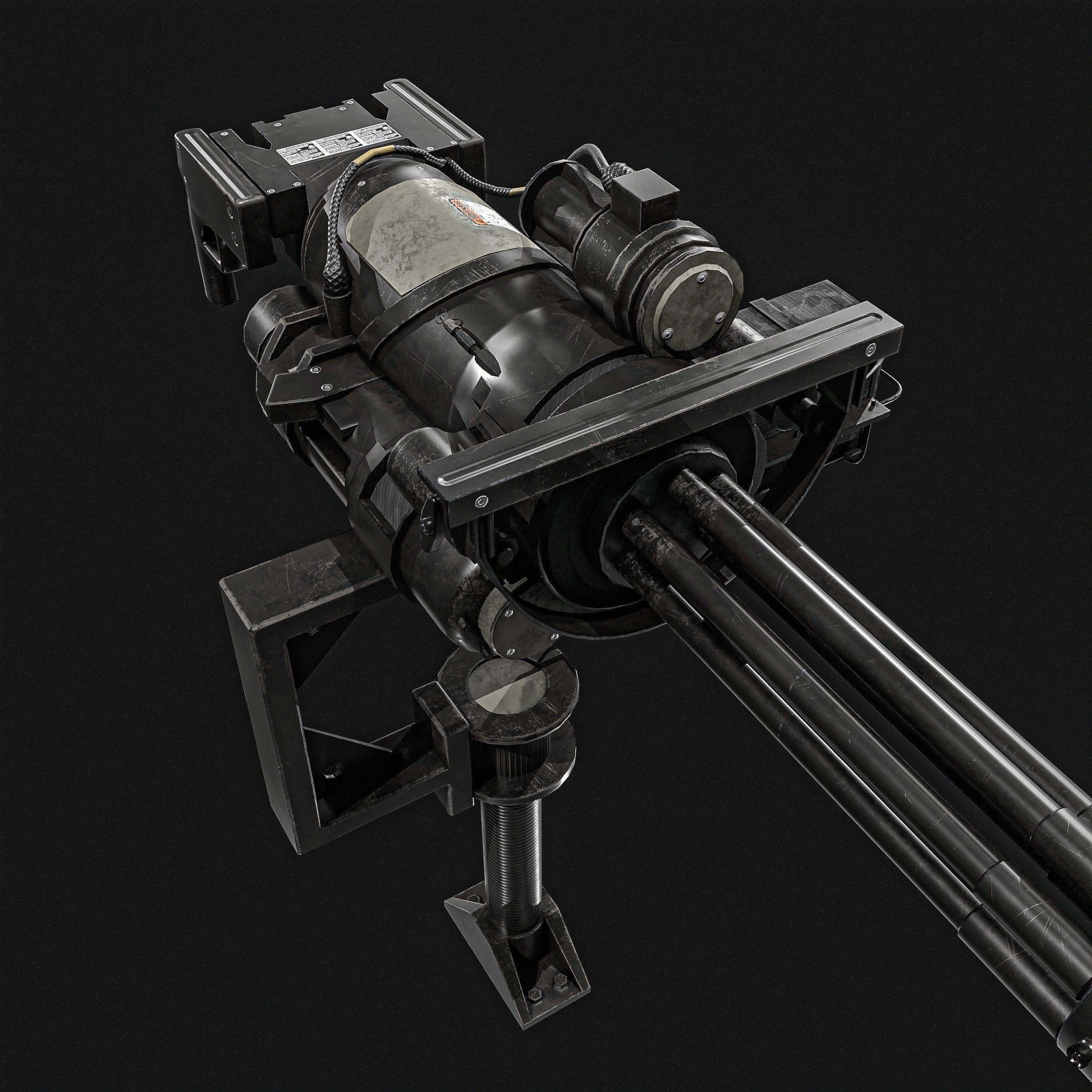 3D model M134 Minigun 2 Types Pack VR / AR / low-poly | CGTrader