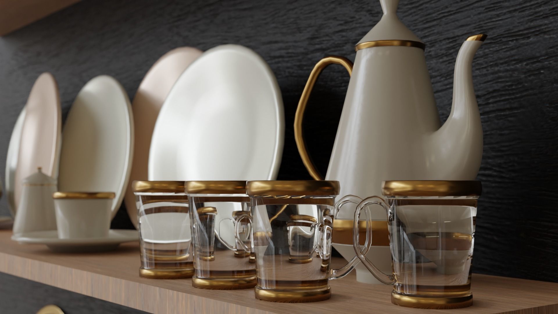 kitchen accessories 3D model | CGTrader