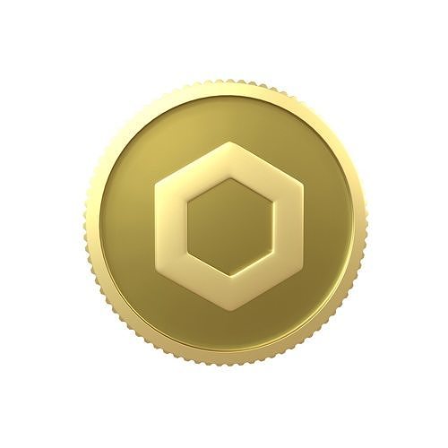 Chainlink Coin v4 001 3D model | CGTrader