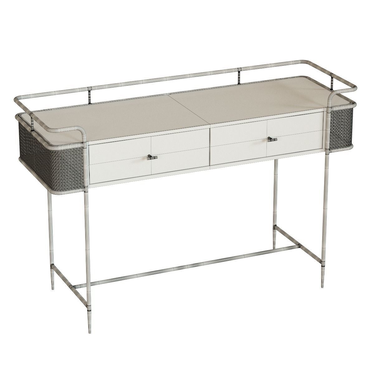 Kare Design Console Fence 3D model | CGTrader