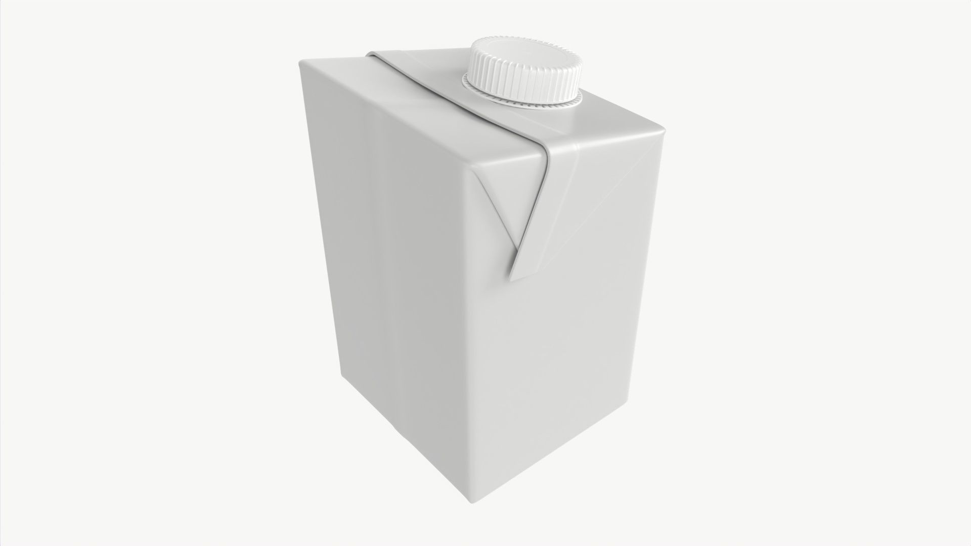 Juice Cardboard 500 ml Packaging Mockup 3D model | CGTrader