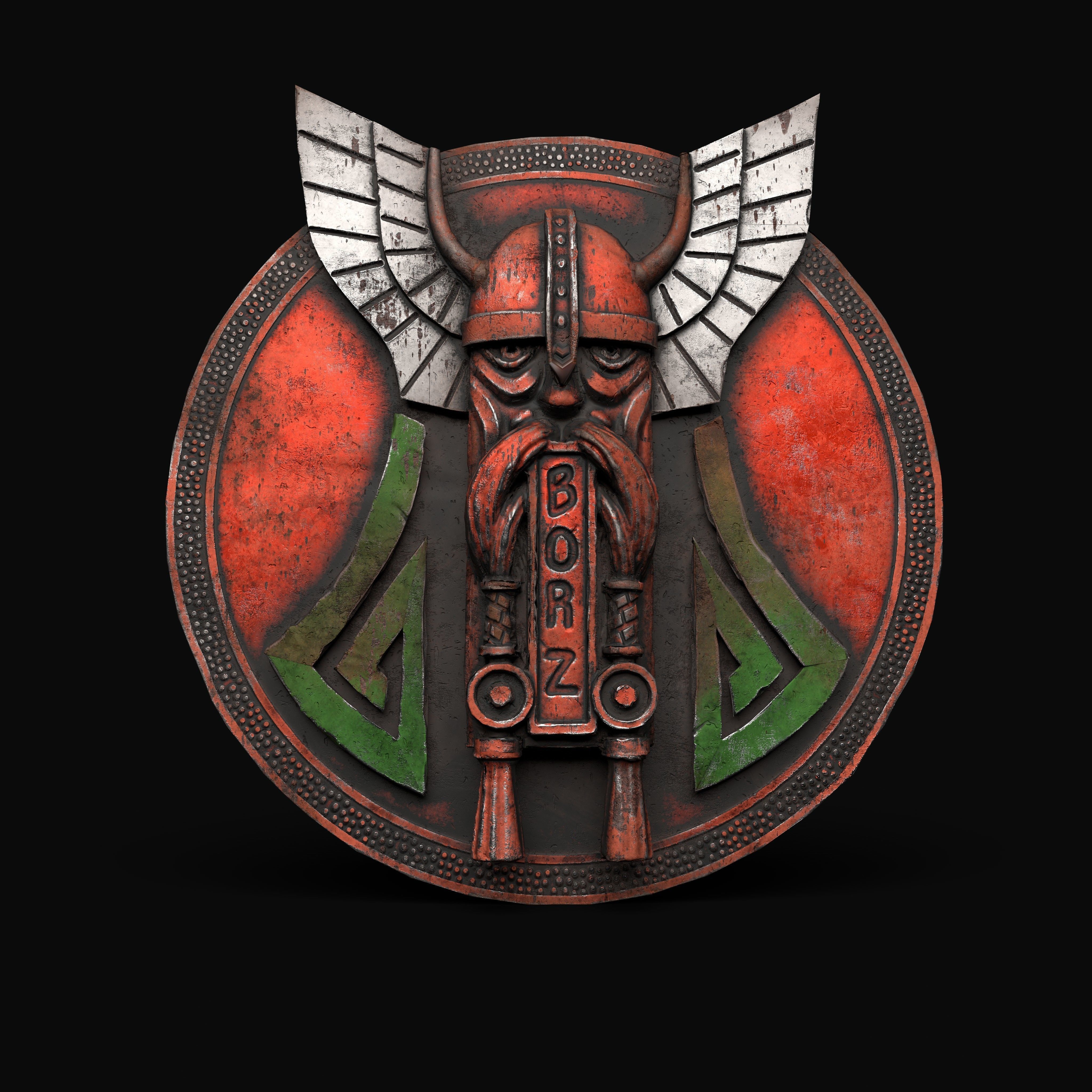 3D model BORZ logo VR / AR / low-poly | CGTrader