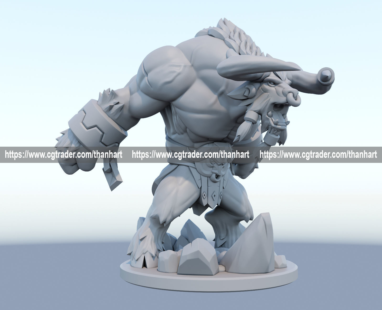 alistar 3D print model League of Legends 3D model 3D printable | CGTrader