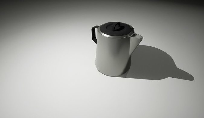 Cordless Steel large Kettle 3D model 3D model | CGTrader