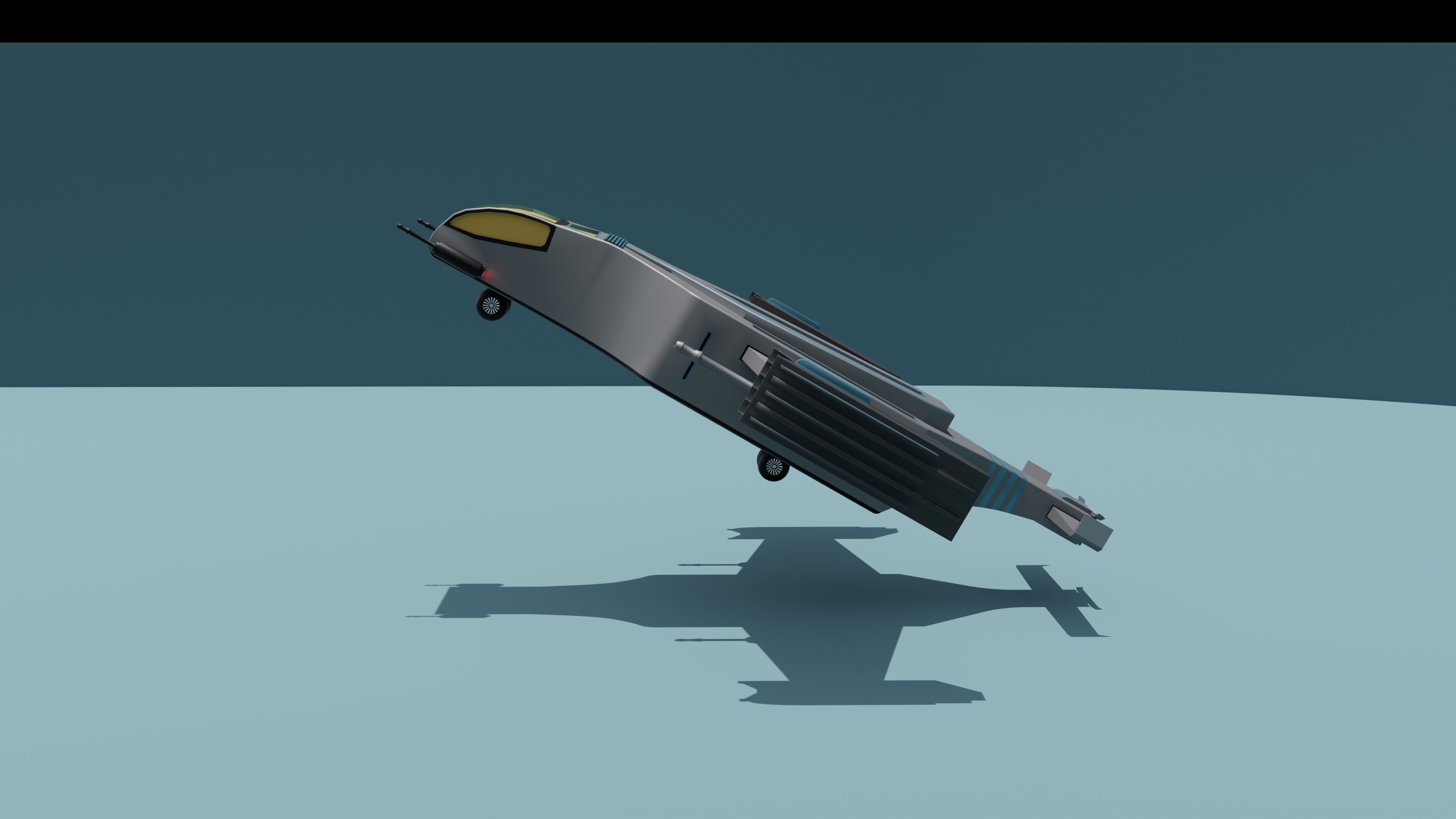 Low-poly Military Aircraft 3D model - VTOL free VR / AR / low-poly 3D ...