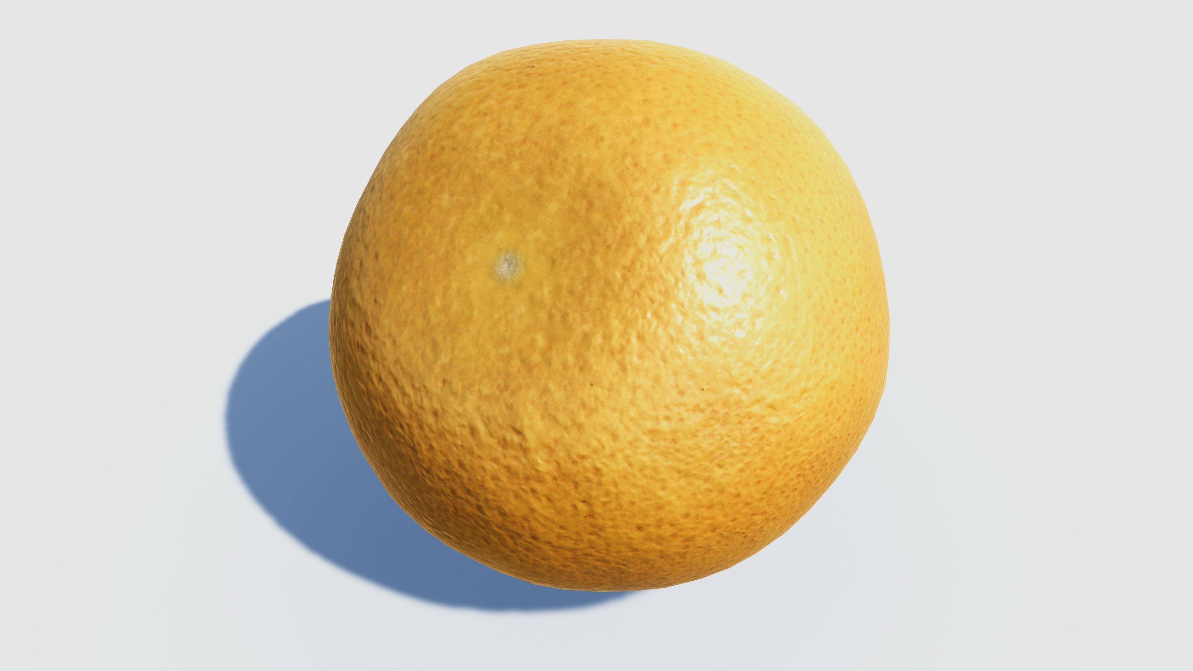 3D model Grapefruit photogrammetry scan VR / AR / low-poly | CGTrader