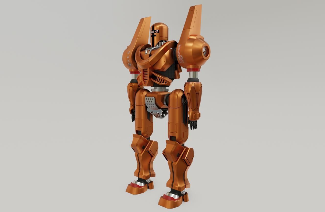 3D model Mecha Giant Robot Anime - Robo Gigante VR / AR / low-poly ...