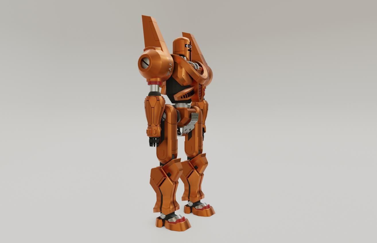 3D model Mecha Giant Robot Anime - Robo Gigante VR / AR / low-poly ...