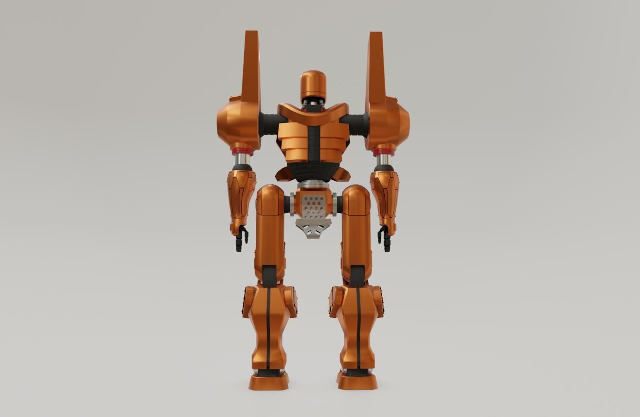 3D model Mecha Giant Robot Anime - Robo Gigante VR / AR / low-poly ...