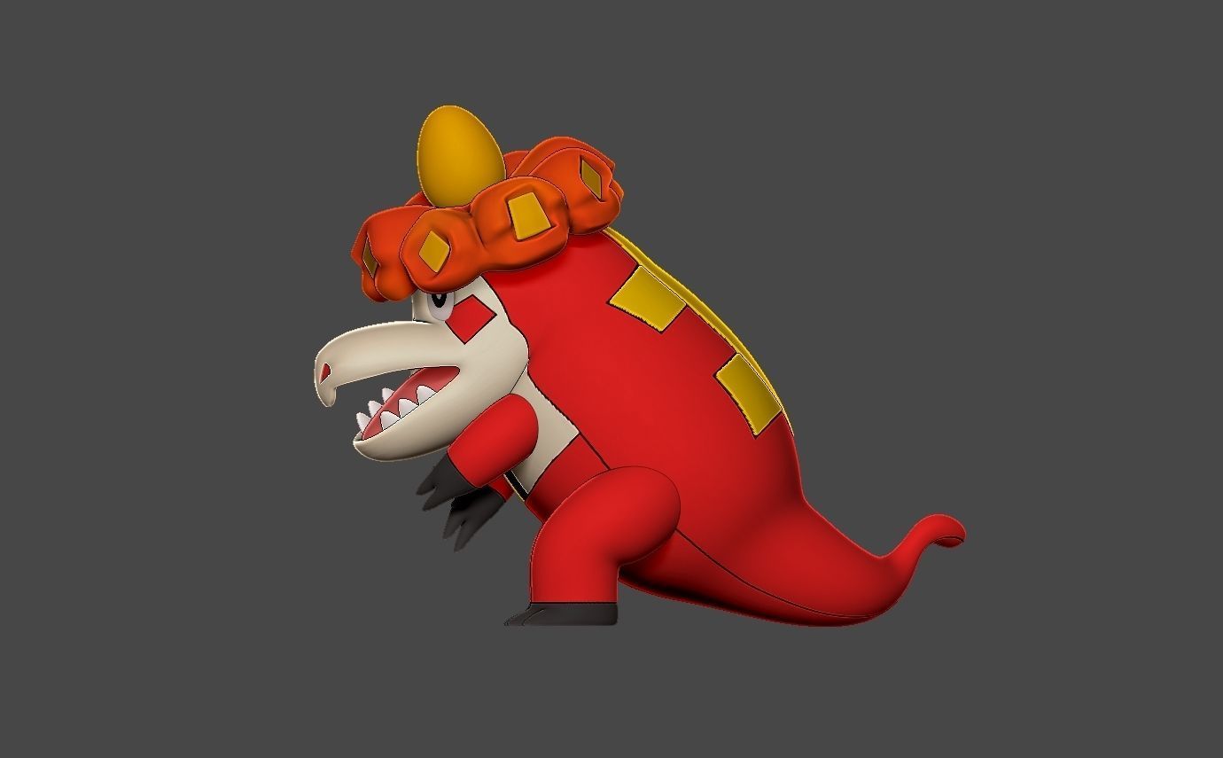 Pokemon fuecoco evolution pack 3D model 3D printable | CGTrader