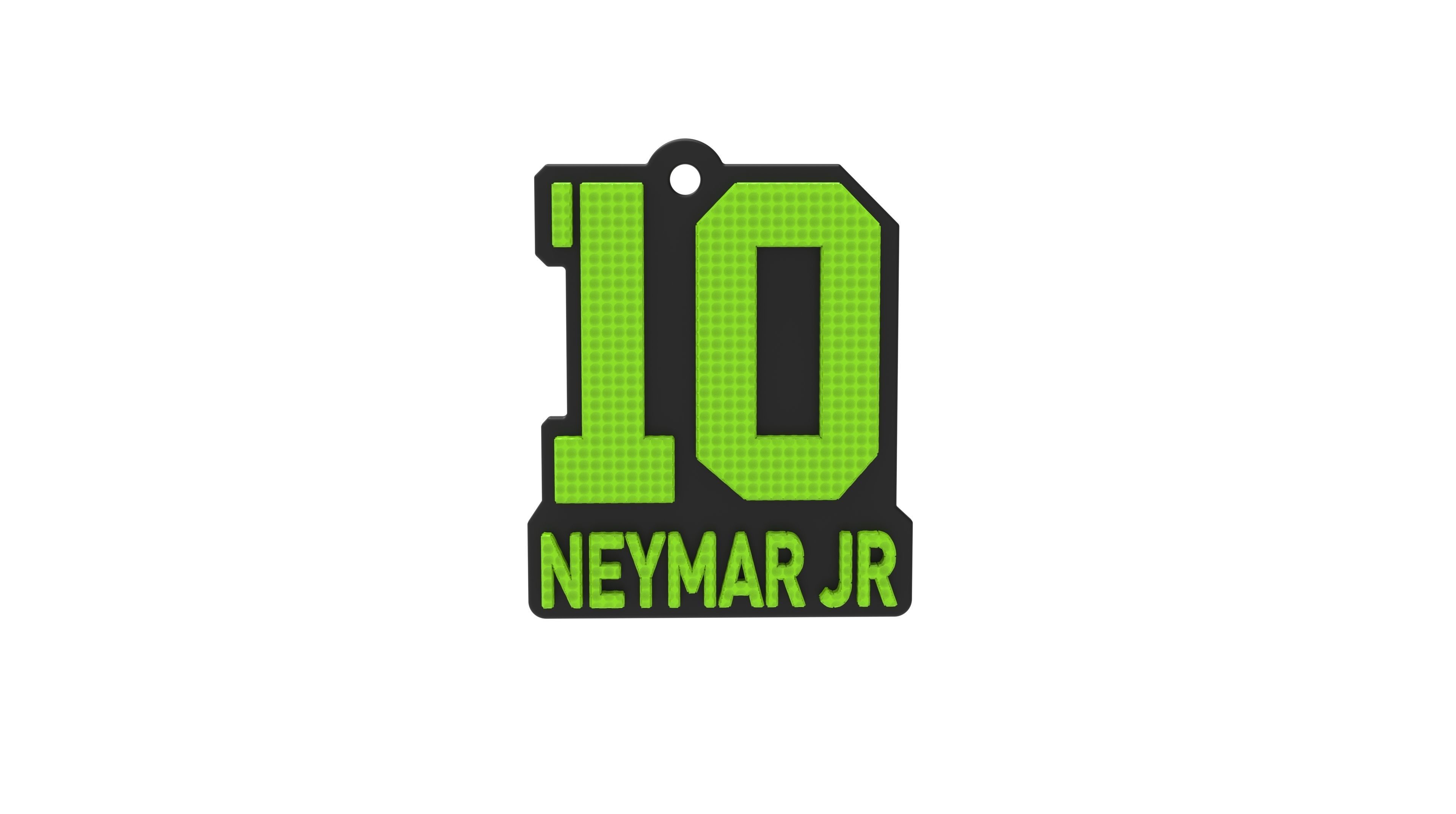 NEYMAR FC 10 KEYCHAIN - FOR 3D PRINTING 3D model 3D printable | CGTrader