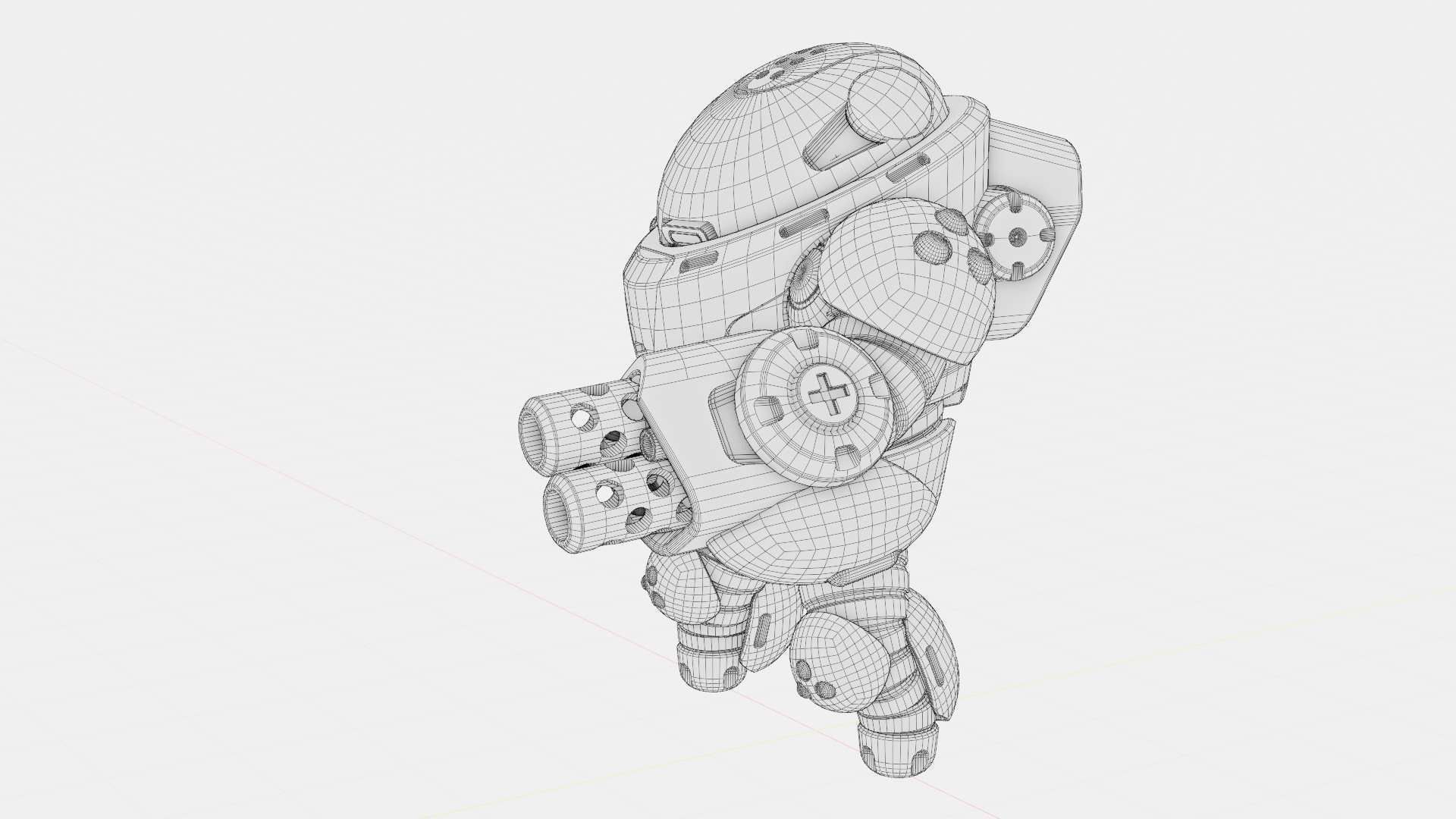 COMBAT TOY BOT RIGGED 3D model rigged | CGTrader