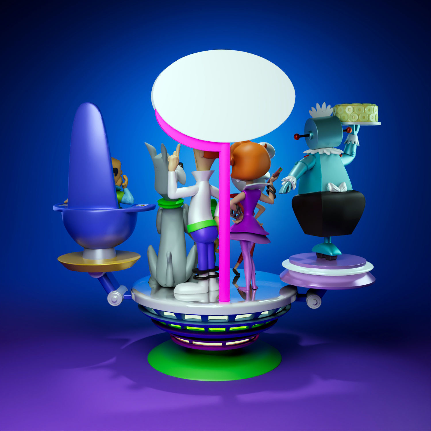 THE JETSONS - EXTEND VERSION 3D model 3D printable | CGTrader