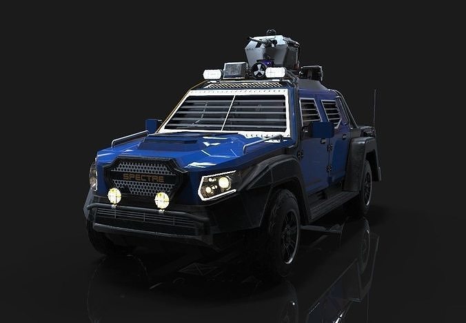 3D model Vehicle spectre VR / AR / low-poly | CGTrader