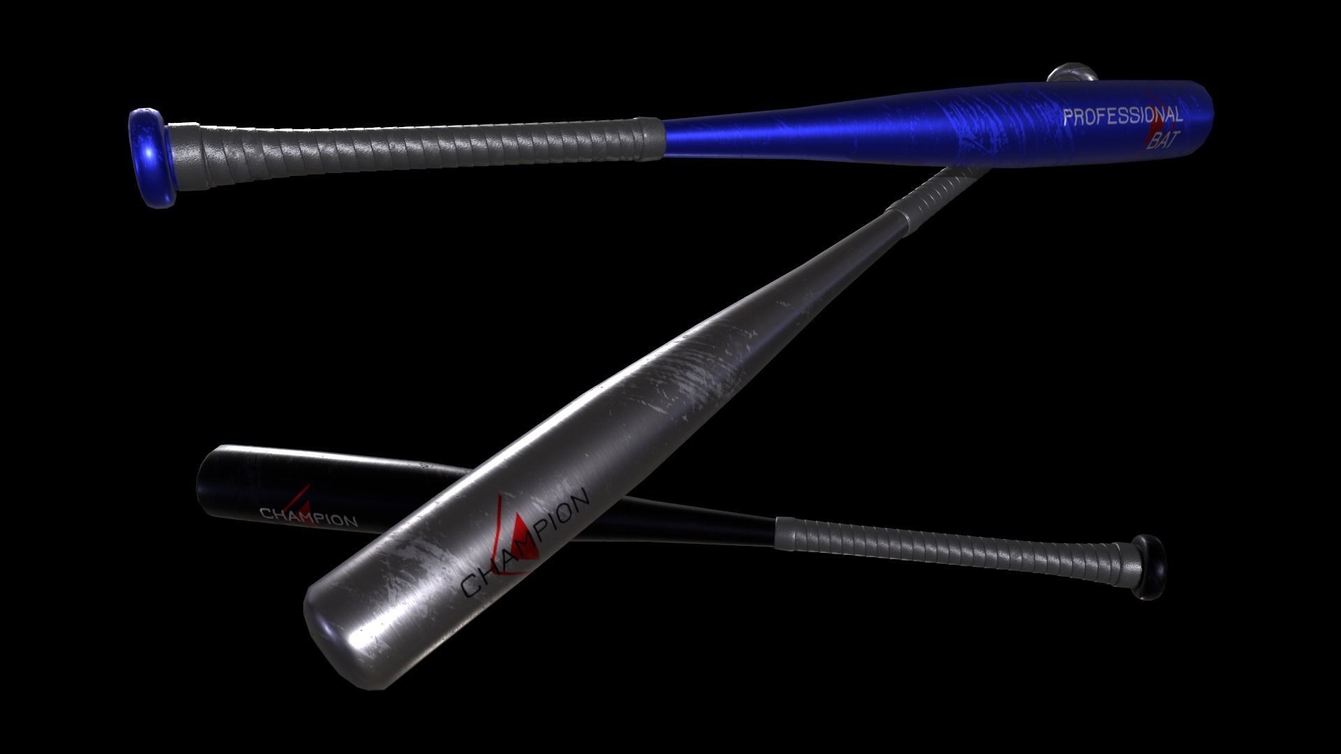 3D model Baseball Bats Pack VR / AR / low-poly | CGTrader