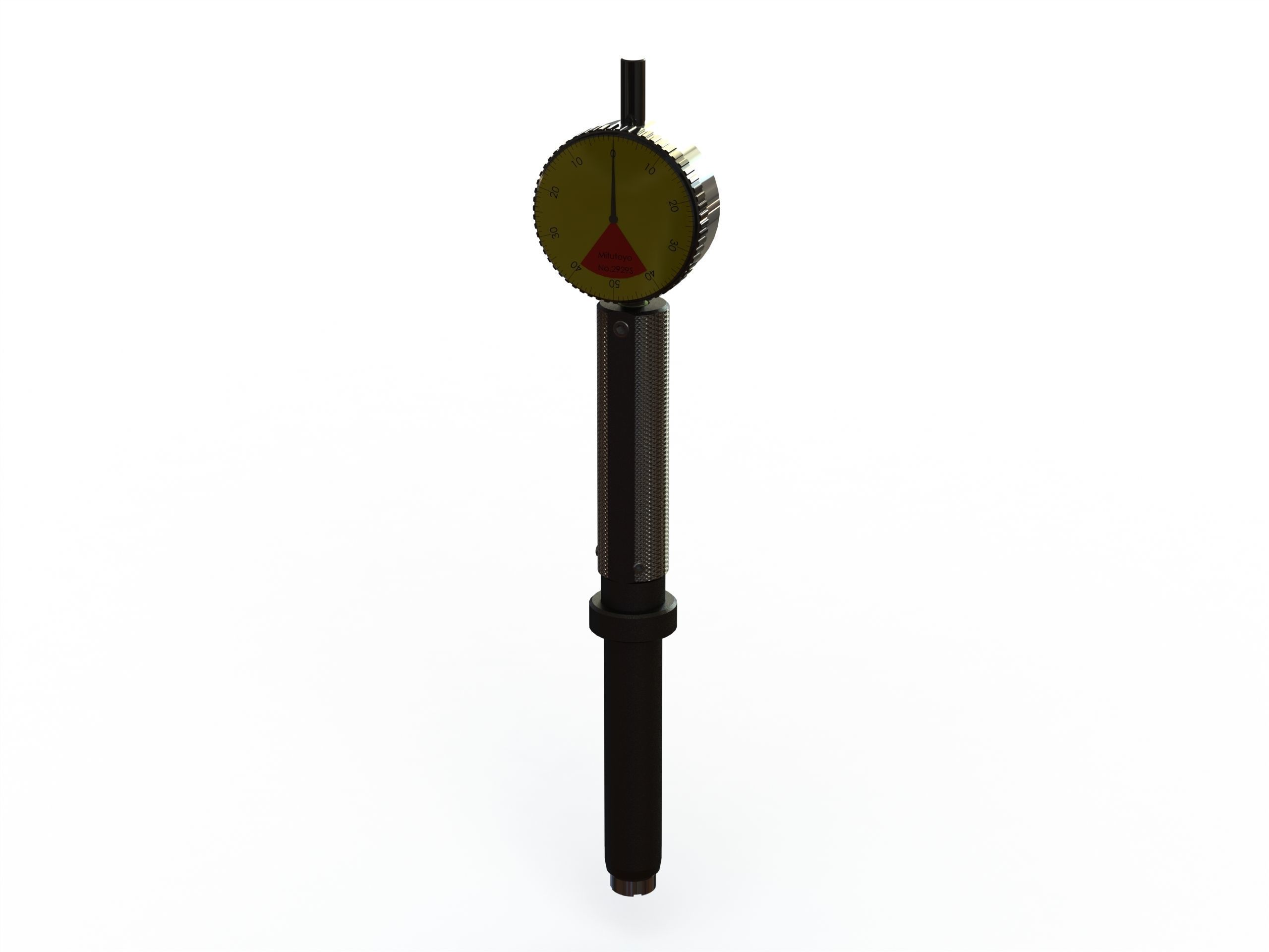 Digital Depth Gauge Special Custom Version 3D model rigged | CGTrader