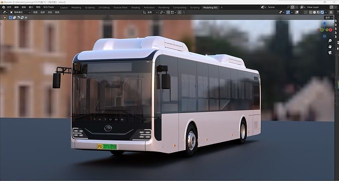 yutong E12 3dbus 3D 3D model | CGTrader