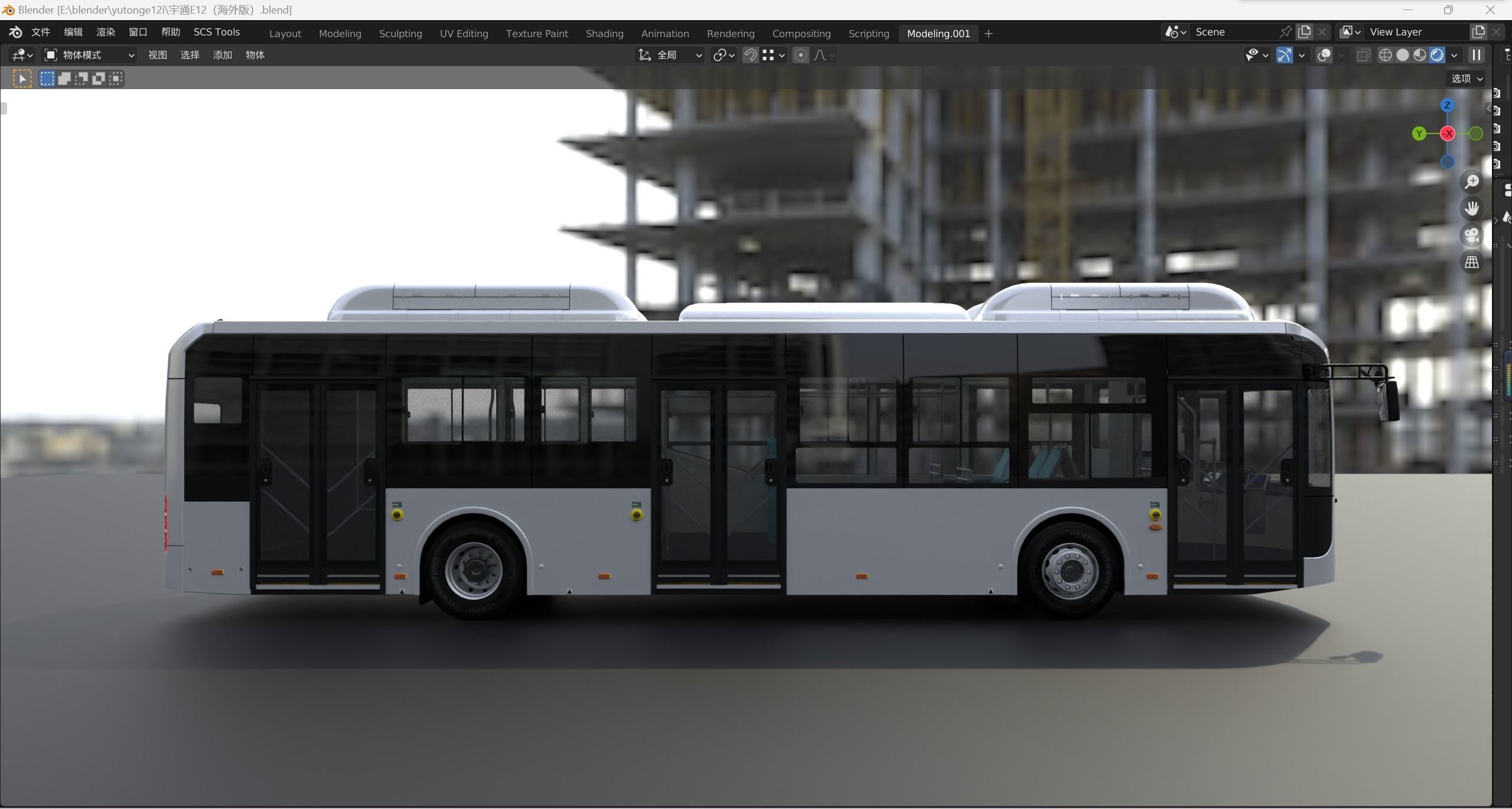 yutong E12 3dbus 3D 3D model | CGTrader