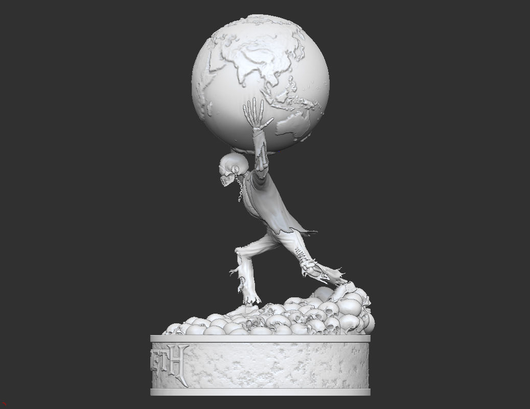 The Rattlehead Megadeth maskot 3D model 3D printable | CGTrader