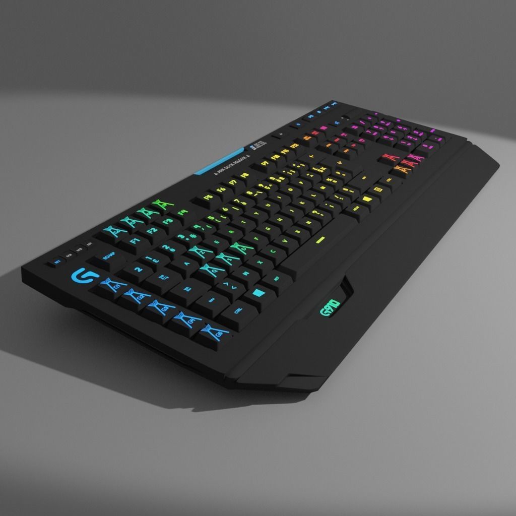 3D model Computer Keyboard Low Poly VR / AR / low-poly | CGTrader
