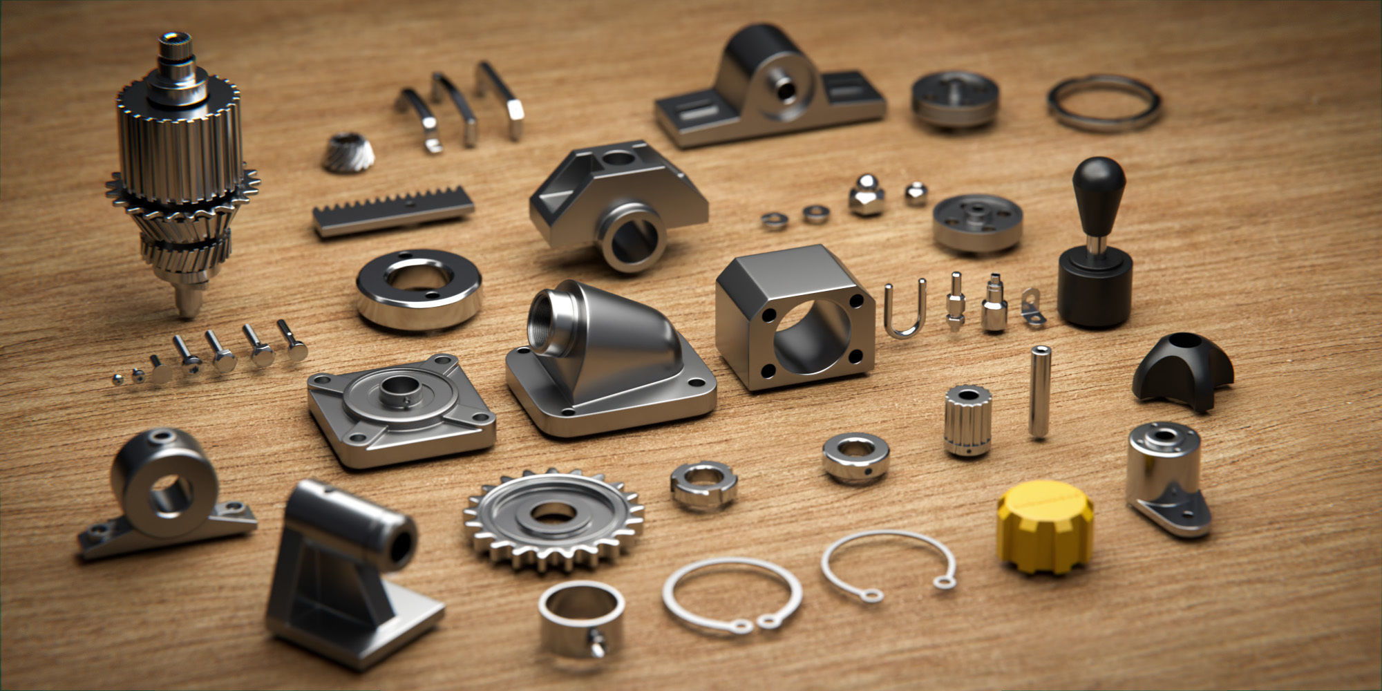 Mechanical Components Asset Pack Vol 1 3D model | CGTrader